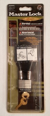Master Lock - Gun Cable Lock - #97KADSPT - Fits Rifles, Shotguns ...