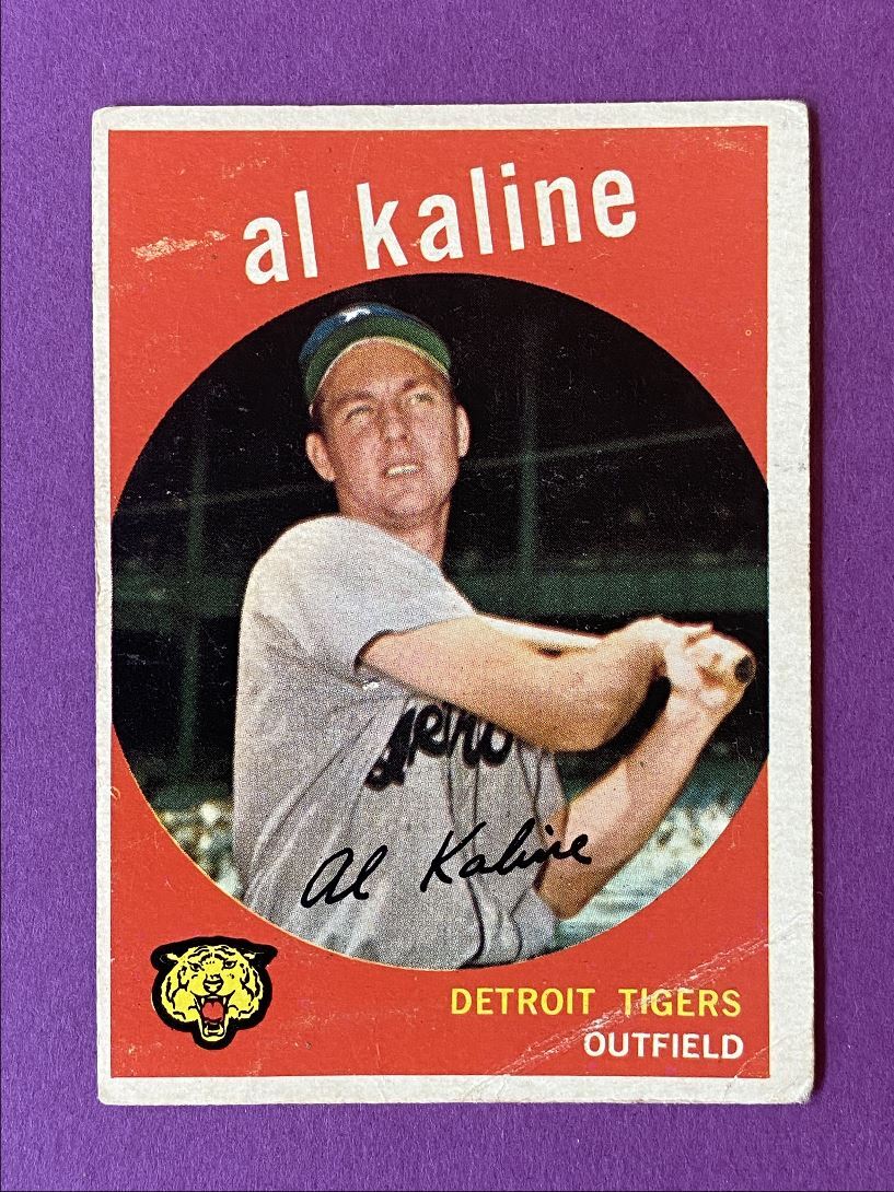 1959 Topps #360 Al Kaline LOW GRADE (crease) Detroit Tigers | eBay