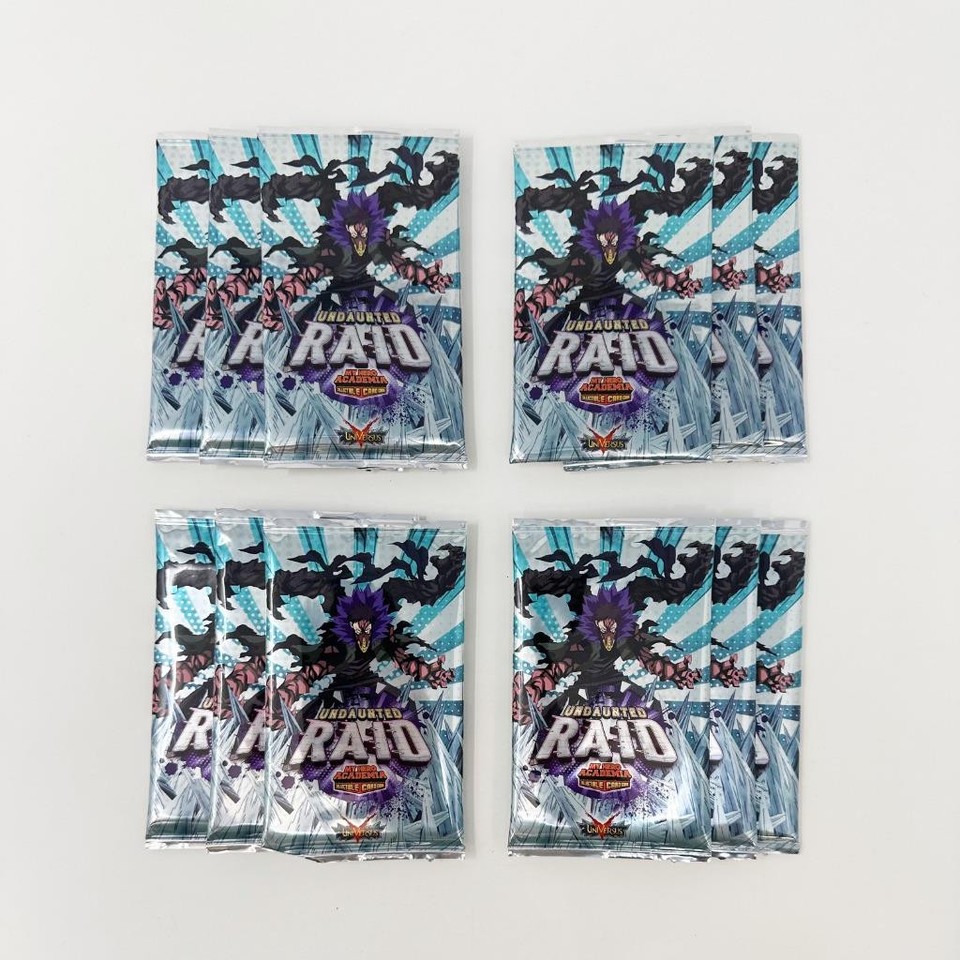 My Hero Academia Undaunted Raid Universus Booster Packs - LOT of 12 | eBay