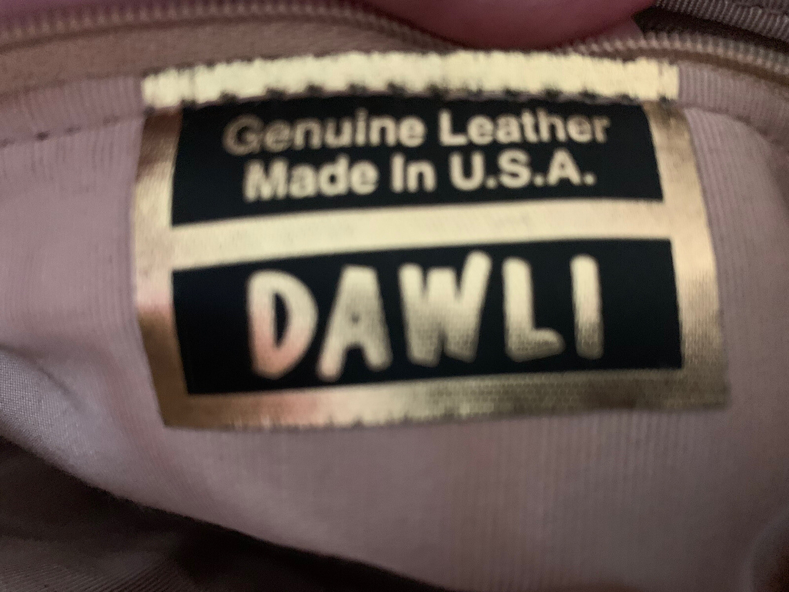 Vintage DAWLI Genuine Leather Made in USA Shoulderbag… - Gem