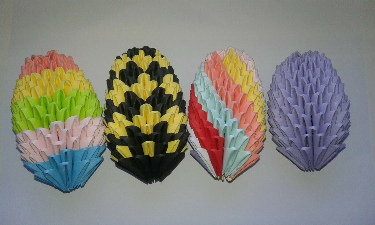 Modular Origami Easter Egg