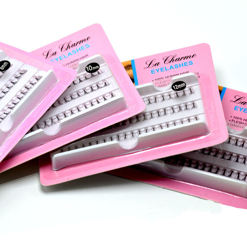 60 Cluster Individual Cluster Eye Lashes Grafting Faux Mink Fake False ...