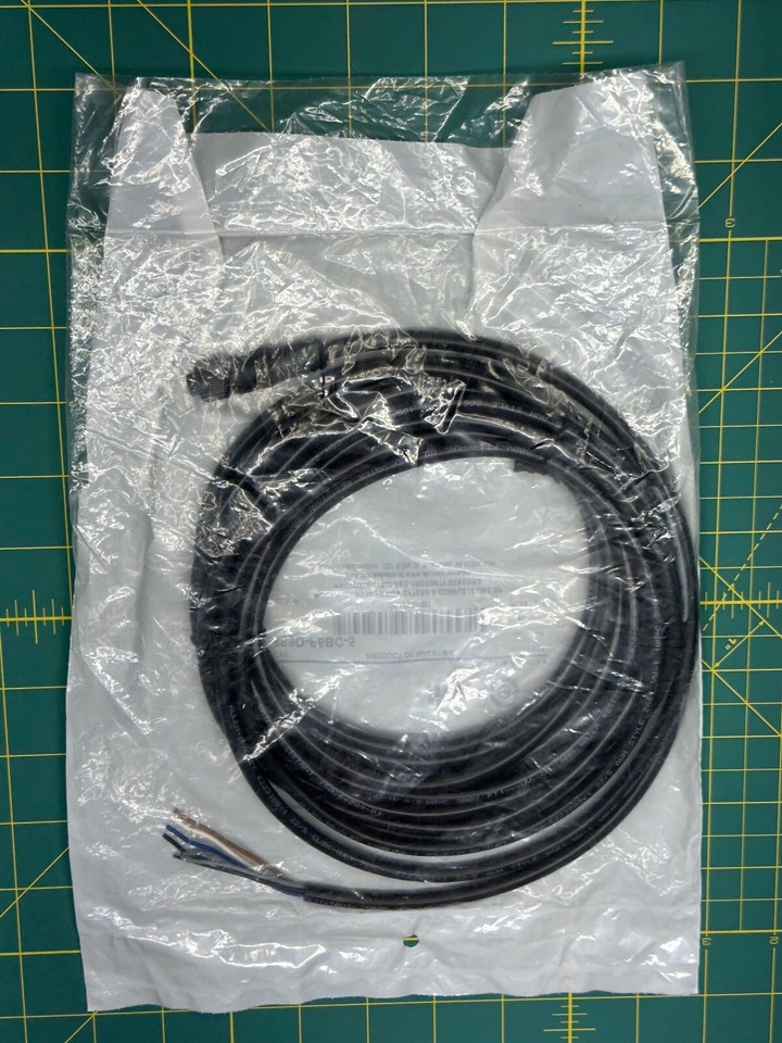 Allen-Bradley 889D-F5BC-5 DC Micro (M12) 5-Pin Straight Cordset, 5 m ...