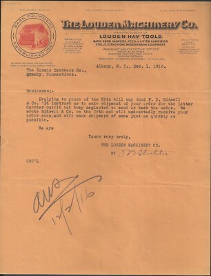 FAIRFIELD, IA ~ LOUDEN MACHINERY Co., Hay Tools, Barn Equipment ...