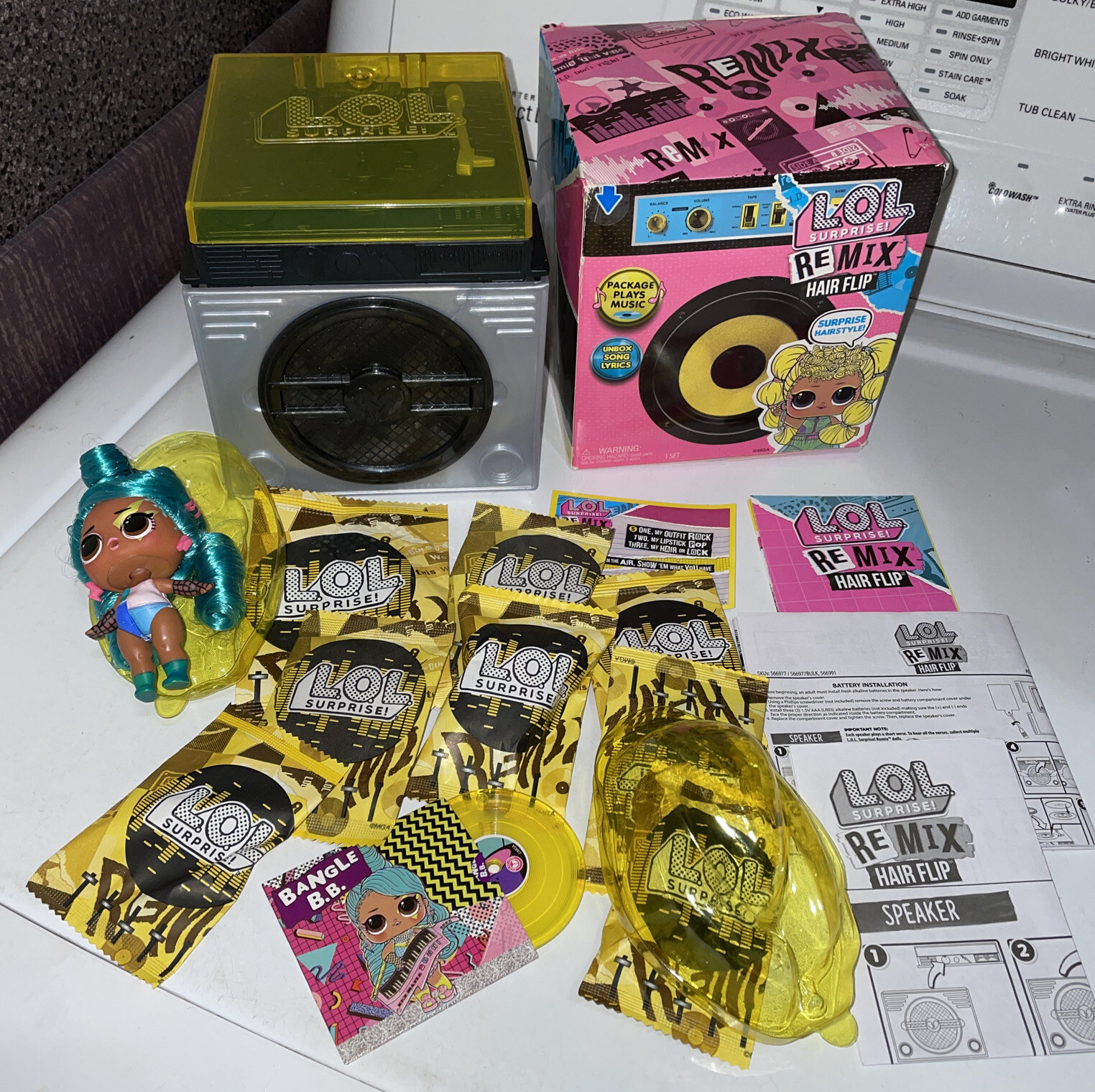 LOL Surprise Doll Remix Hair Flip: BANGLE B.B. Plays Music - Record ...