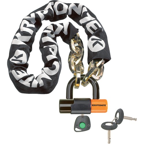 KRYPTONITE NEW YORK 100CM CHAIN WITH SERIES 4 DISC LOCK THATCHAM CAT 3 ...