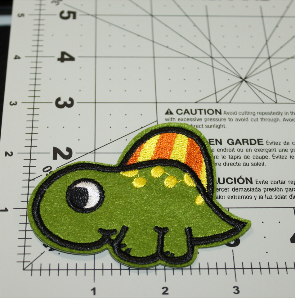 Turtle Yellow Orange Shell Chibi Cartoon Clothing Iron On Patch Decal ...