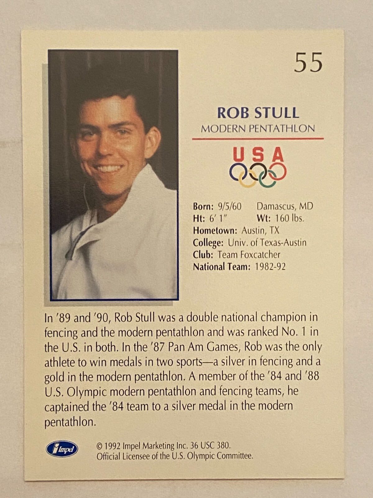 1992 Impel U.S. Olympicards - #67 Chris Henderson (RC) for sale online | eBay