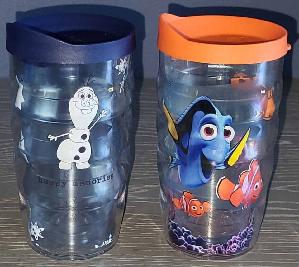Disney Resort Pixar Tervis Finding Nemo Dory & Frozen Olaf Tumbler Cup ...