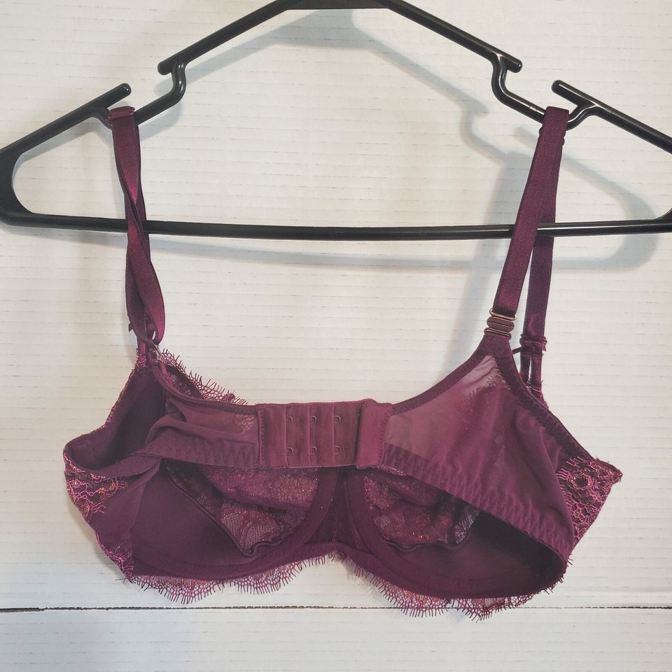 VICTORIA SECRET LINGERIE 34D DREAM ANGELS PUSH-UP WITHOUT PADDING BRA ...