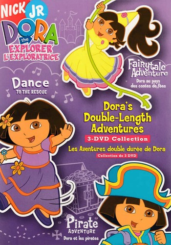 Dora the Explorer - Dora s Double-Length Adventures (3-DVD Collection ...