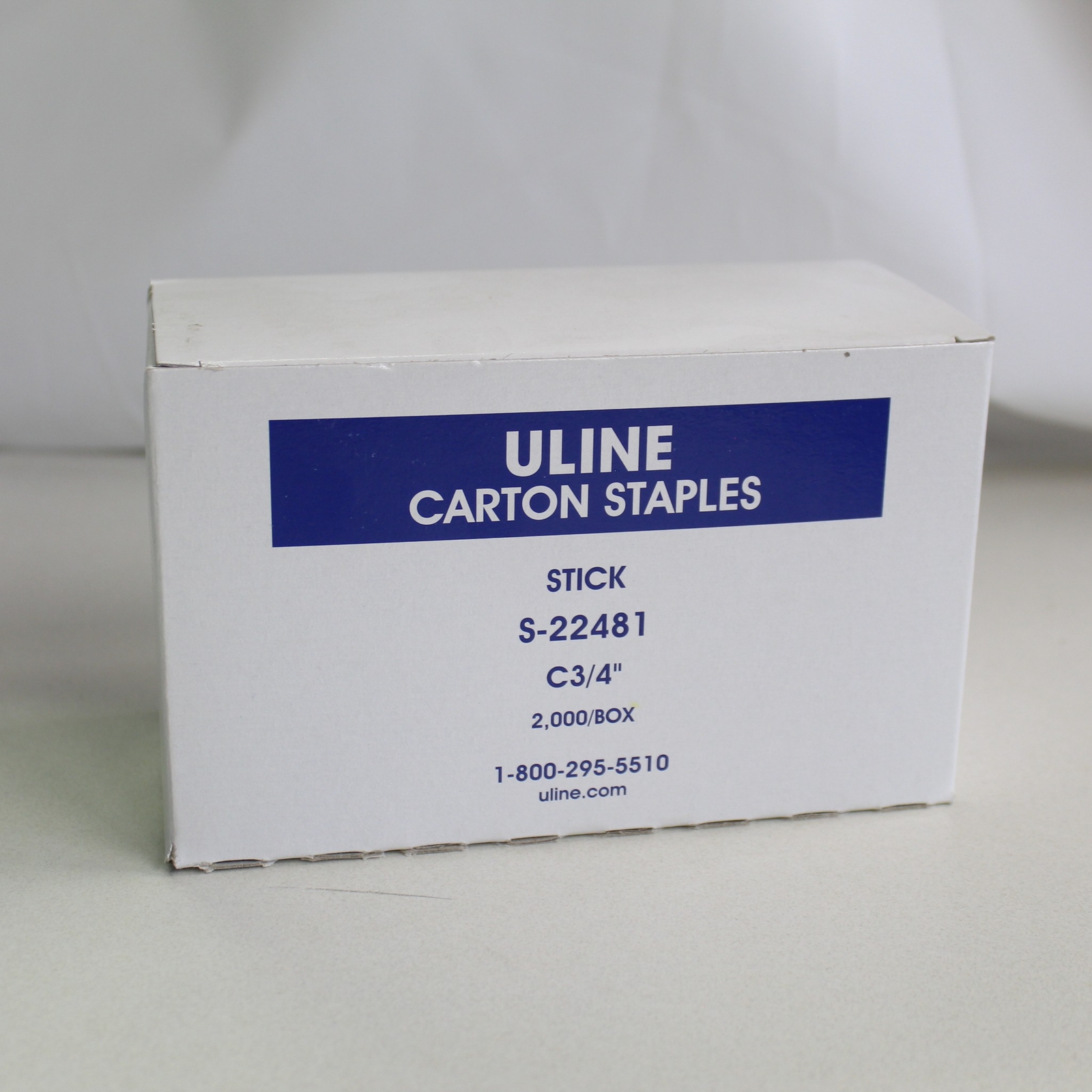 Uline Stick Staples - C34 3/4" (S-22481) New in box | eBay