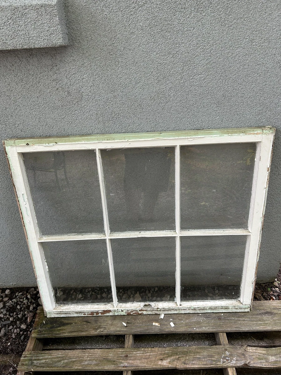 White Wooden Window Frame