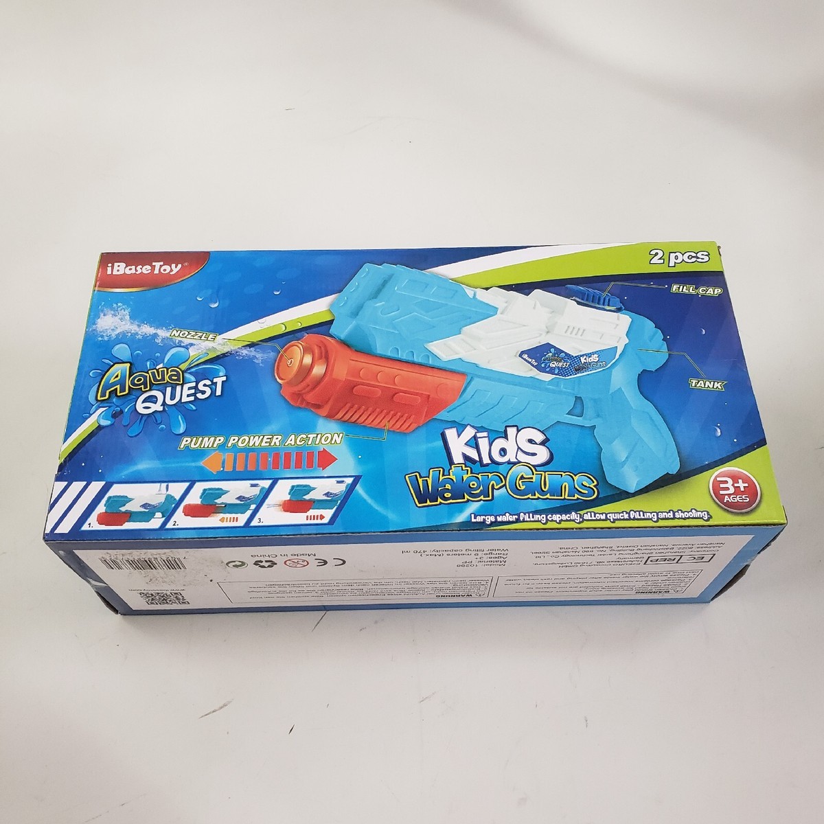 Outdoor Water Battle Toys 24-Pack Water Blaster Soaker Guns - 16.5 ...