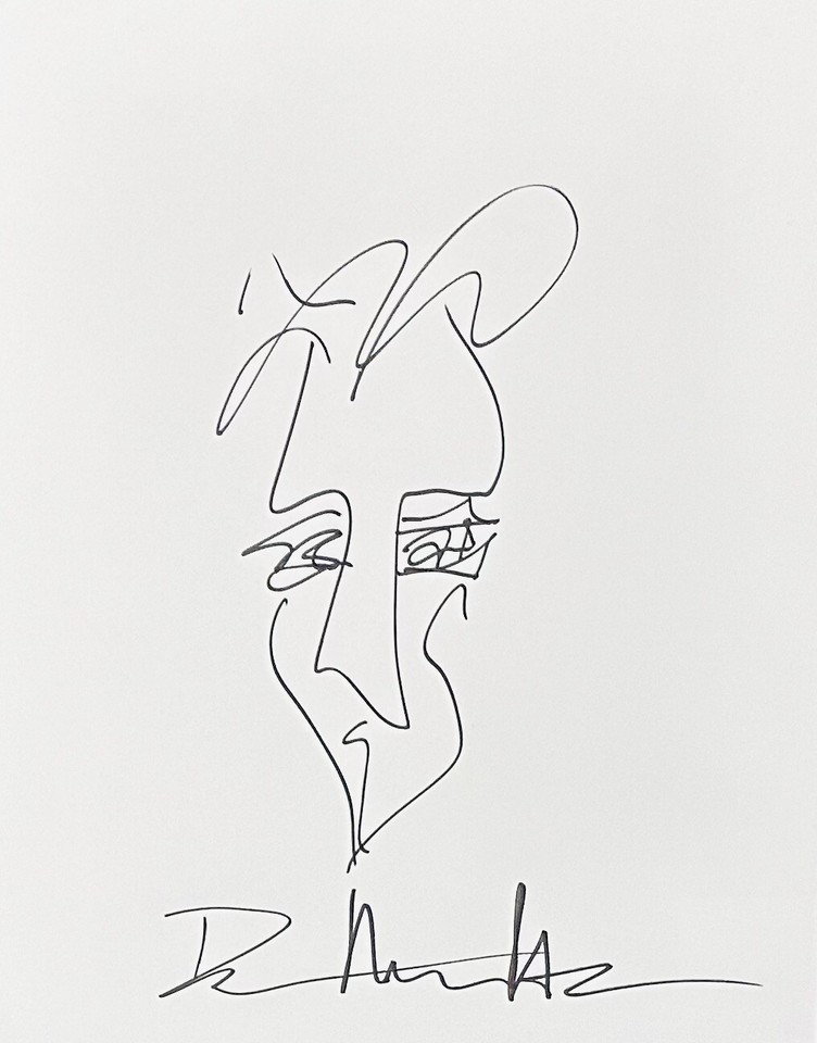 Dave Matthews Signed Sketch Dave Matthews Artwork Hand Sketch Rare ...
