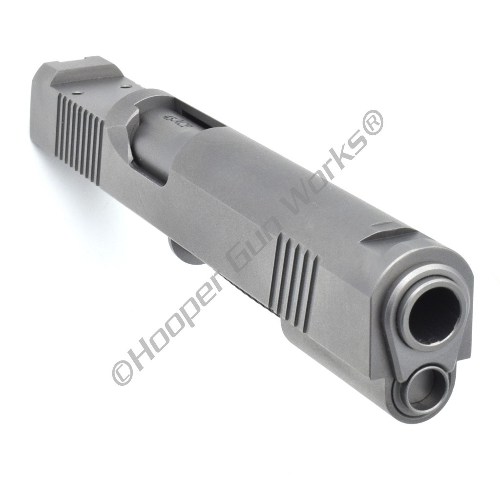HGW 1911 45ACP Complete Stainless Steel Upper RMSc Slide Barrel ...