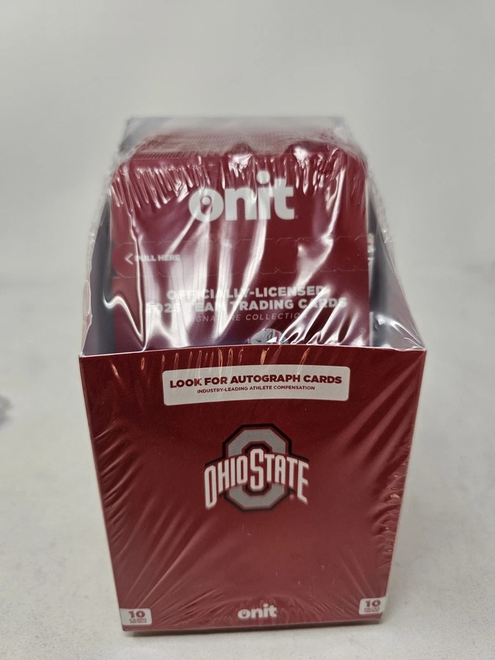2025 ONIT OHIO STATE FOOTBALL 10 PACK BOX SIGNATURE COLLECTION OSU ...