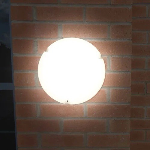 Tamlite Euro Circular 28W Ceiling Wall Light Fitting White Opal ...