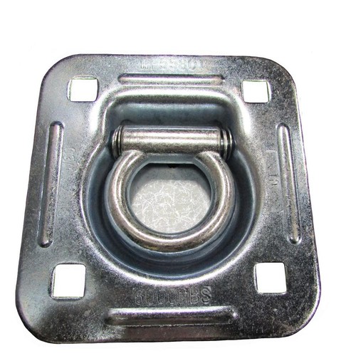 8 Recessed Floor D Rings w Backing Plate Enclosed Trailer Cargo Trailer ...
