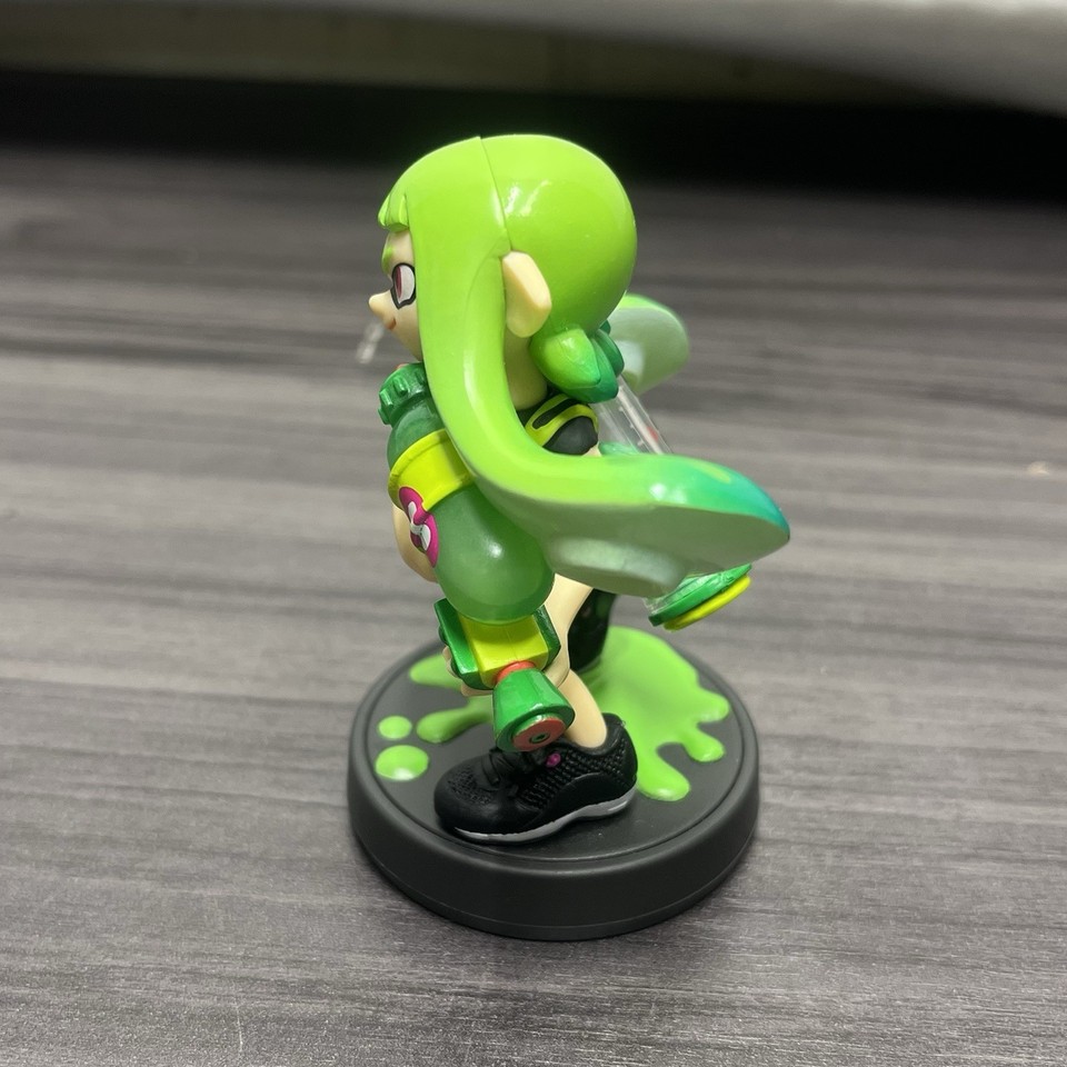 Inkling Girl Alt Color Green Amiibo Neon Lime Nintendo Splatoon Alt ...