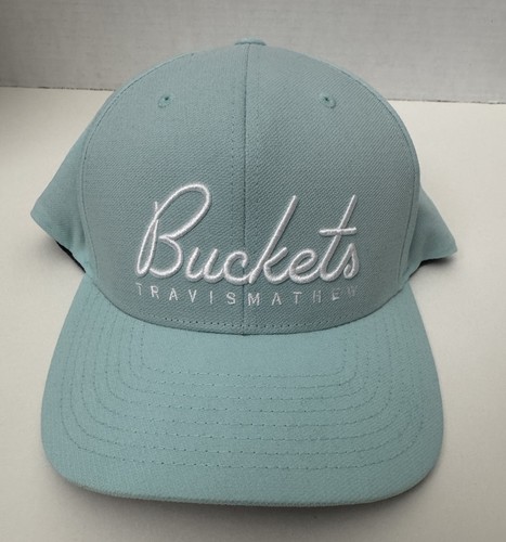 Men's Travis Mathew Buckets Snapback Hat Flexfit110 Teal Blue Golf ...