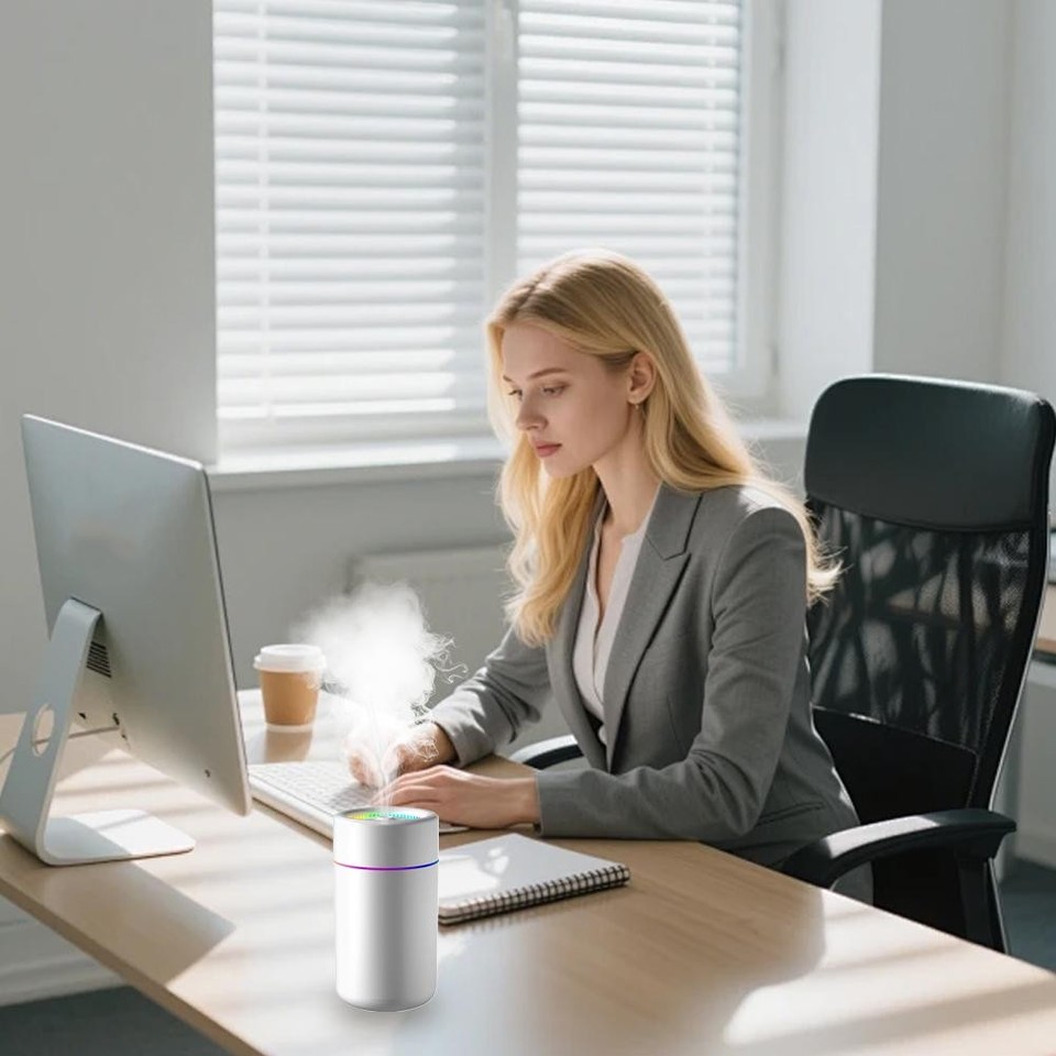 Home Air Humidifier 280ml Seven-color RGB Ambient Light Ultra-quiet ...