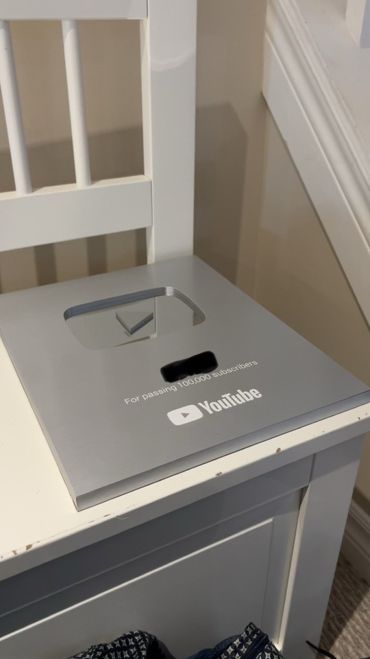 Authentic 2019 YouTube Silver Play Button (LARGE Size) | eBay