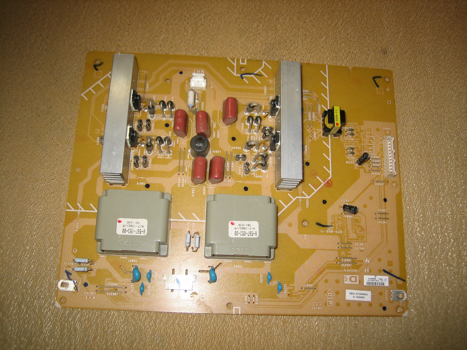 SONY D5 BOARD A1208985A FROM MODEL KDL-52XBR2 | eBay