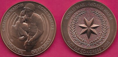 USA MEDAL BU CHEROKEE NATION TRIBE CHEROKEE NATION SEAL LARGE STAR | eBay
