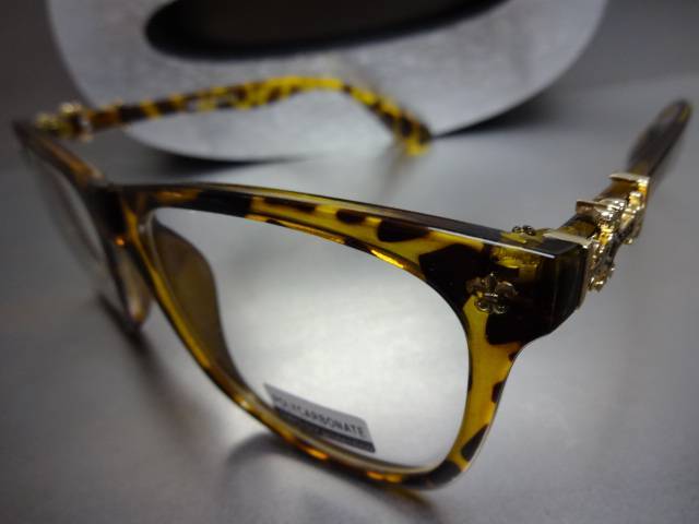 Men's Women VINTAGE RETRO Style Clear Lens EYE GLASSES Tortoise Frame ...