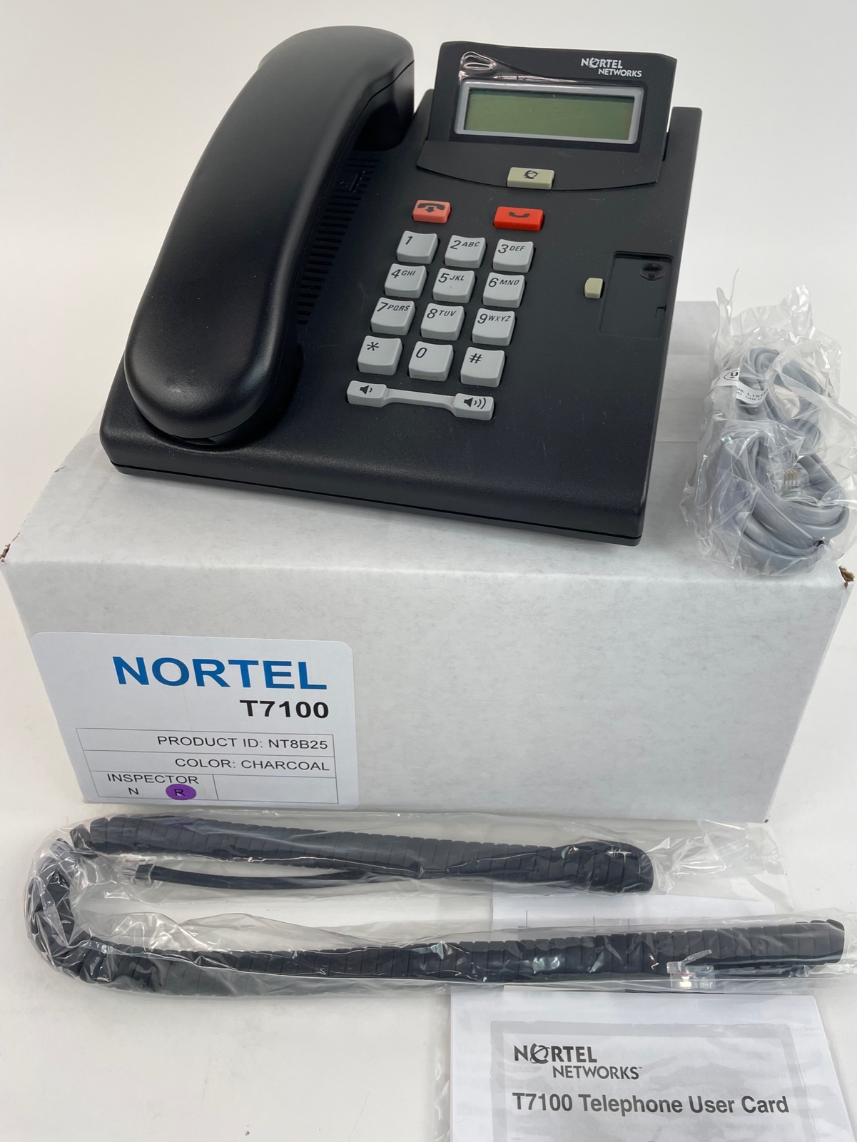 Nortel Norstar T7100 Charcoal Avaya Phone (NT8B25AABA) - Bulk ...
