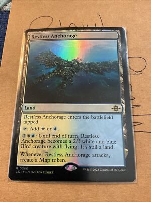 MTG Restless Anchorage The Lost Caverns of Ixalan 0280 FOIL, Pack Fresh ...