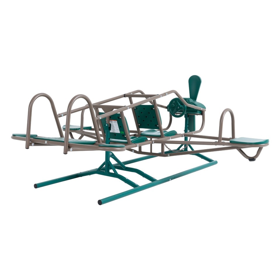 Lifetime Ace Flyer 90135 Earth Tone Airplane Teeter Totter Double Play ...