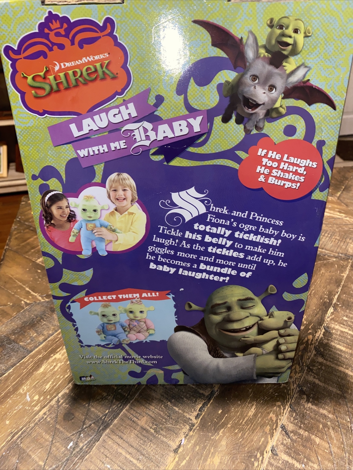 Very RARE 2007 Shrek The Third Laugh With Me Baby Girl Felicia ...