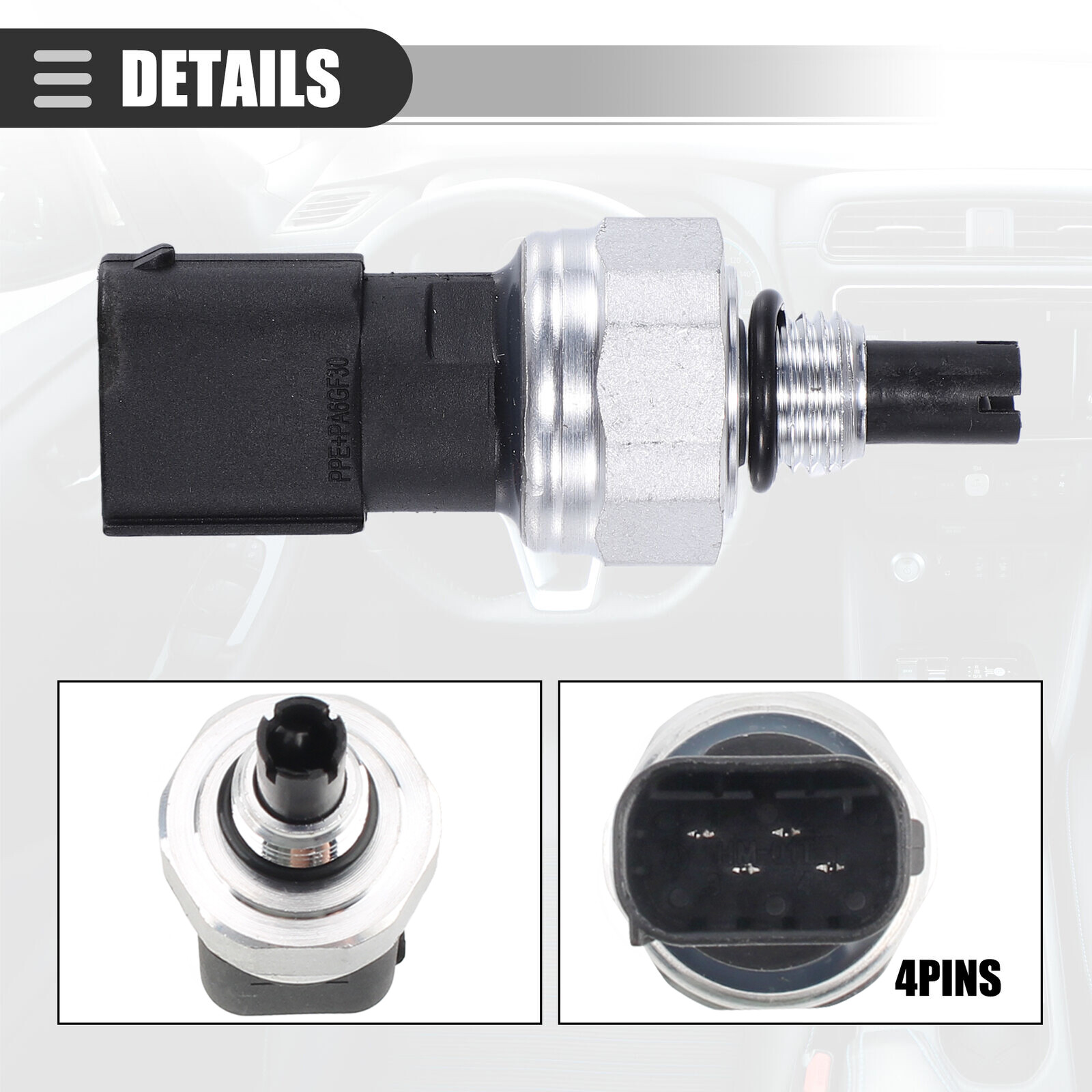 For Mercedes-Benz A/C Temperature Pressure Switch Sensor A2038300472 ...