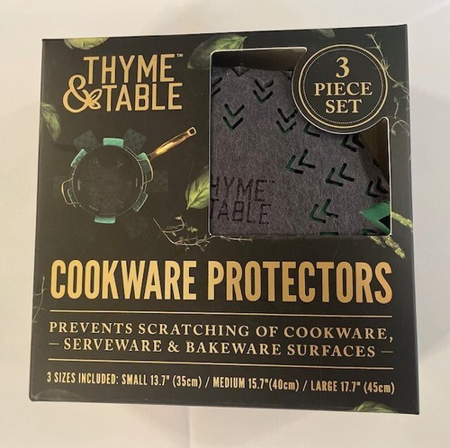 Thyme & Table Pots and Pans Felt Protectors, 3-Piece Set | eBay