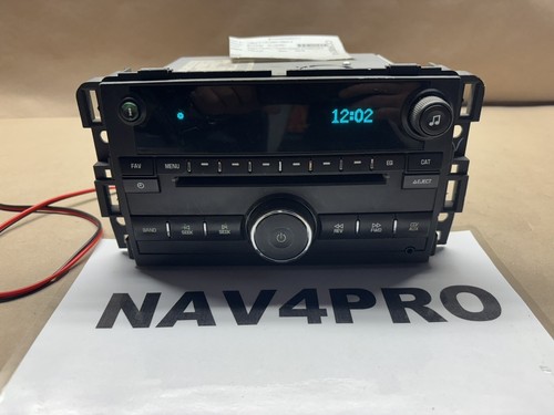 2007-2012 Chevy GMC Silverado Tahoe AM FM AUX CD Player Radio OEM #R123 ...