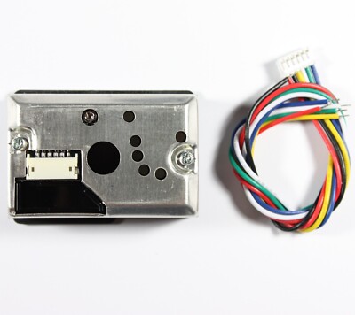 Sharp GP2Y1010AU0F, Fine Dust Sensor with Connection Cable, for Arduino ...