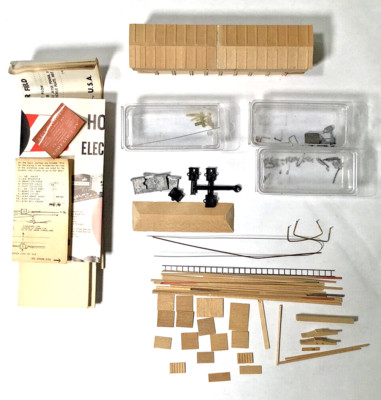 Vintage Ambroid Model Train Kit HOPPER CAR PARTIALLY BUILT 1950's/1960 ...