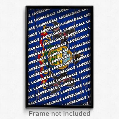 Laureldale Pennsylvania Poster (PA City Souvenir 11x17 Town Print) | eBay