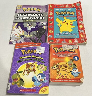 Lot Of 4 Books The Official Pokemon Handbook 1999 & Guides Legendary ...