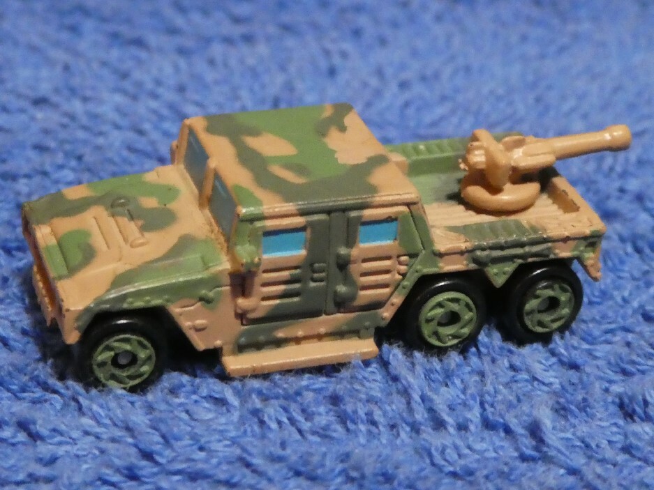 MICRO MACHINES MILITARY VEHICLES JEEP HUMMER WITH GUN GALOOB LGTI 1991 ...