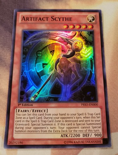 Yu-Gi-Oh! TCG Artifact Scythe Primal Origin PRIO-EN000 1st Edition ...