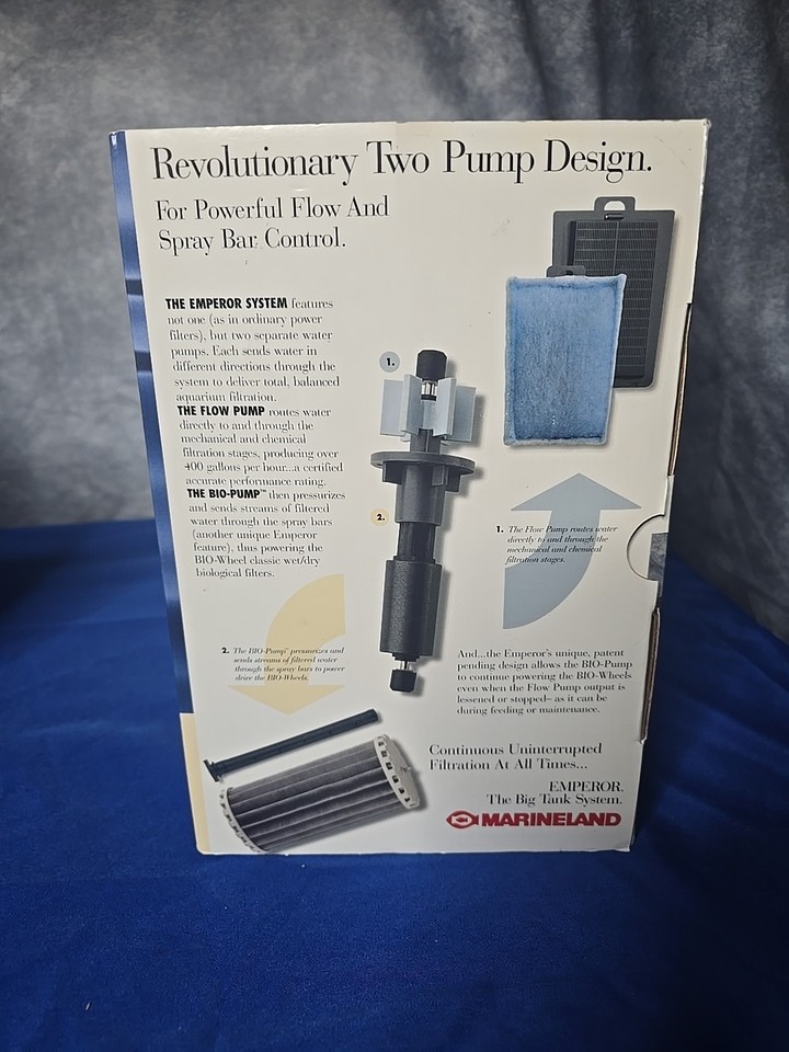 Marineland, Emperor 400 Bio-Wheel Filtration System, Multi-Stage, up to ...