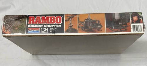 Monogram Rambo Combat Chopper Helicopter 1/24 Scale Model Kit 1985 ...