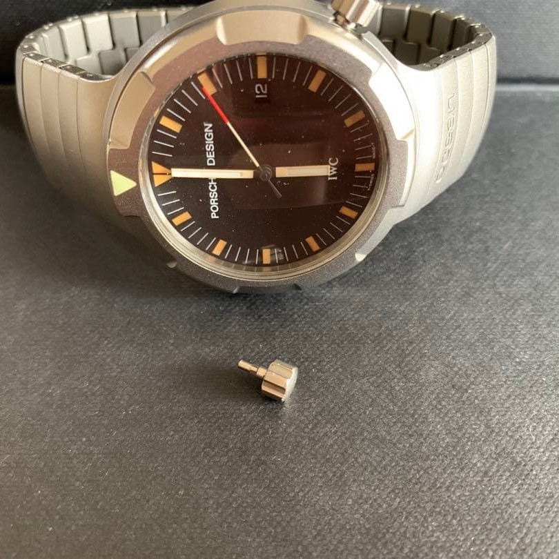 IWC Ocean 2000 Porsche Design Crown Automatic Men’s Watch Black Dial ...
