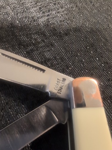 Coast Folding Pocket Knife 3" Plain Blades X3 | eBay