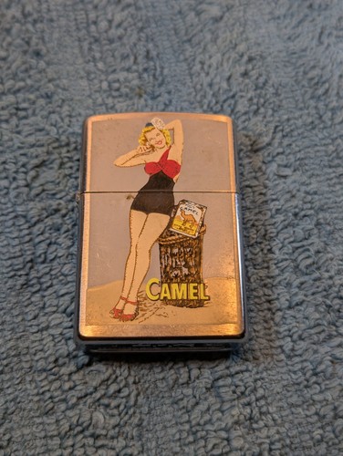 1997 ZIPPO LIGHTER CAMEL SEXY PINUP GIRL IMAGE UNFIRED | eBay