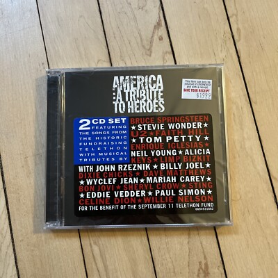 America: A Tribute To Heroes Double Audio CD -New & SEALED 606949318826 ...