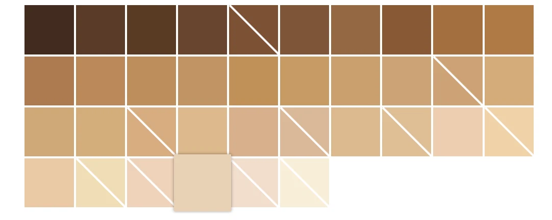 Nars Foundation Color Chart